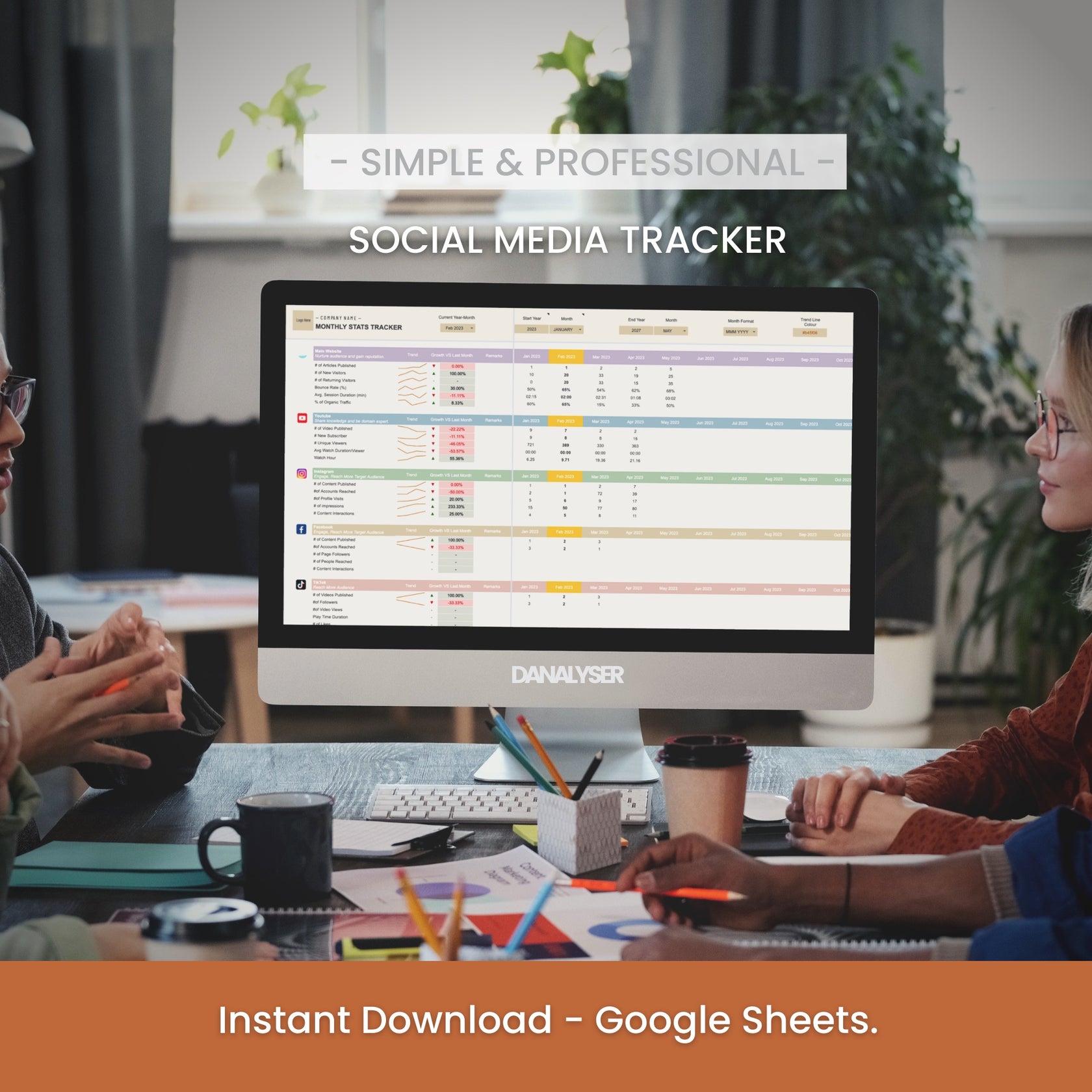 Social Media Analytics Tracker – Danalyser